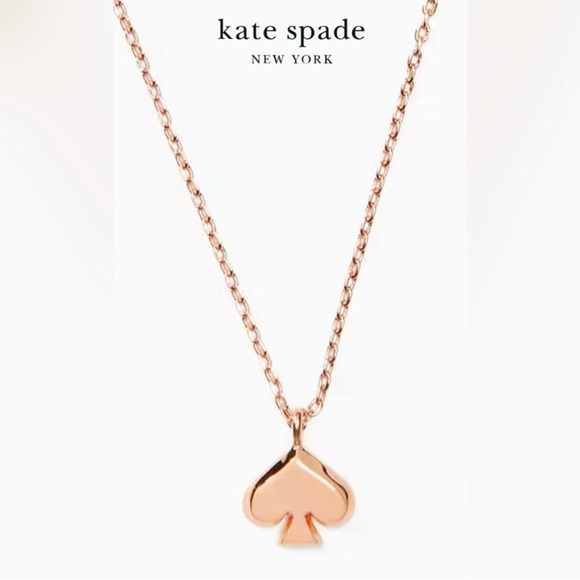 kate spade | Jewelry | Nwt Authentic Kate Spade Rose Gold Spade Charm ...